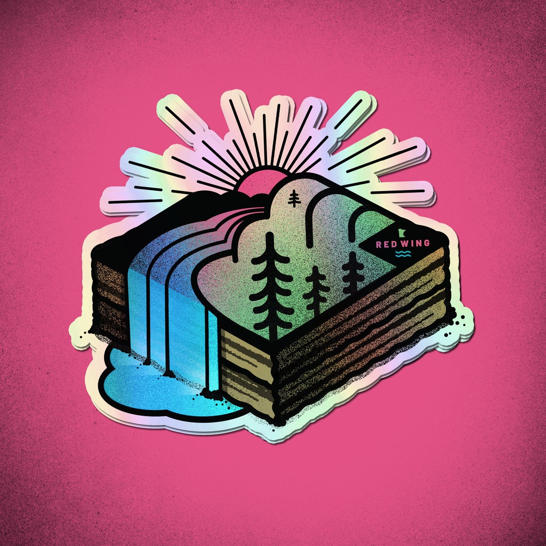 Sticker - Red Wing, Minnesota, Holographic Vinyl - Etsy