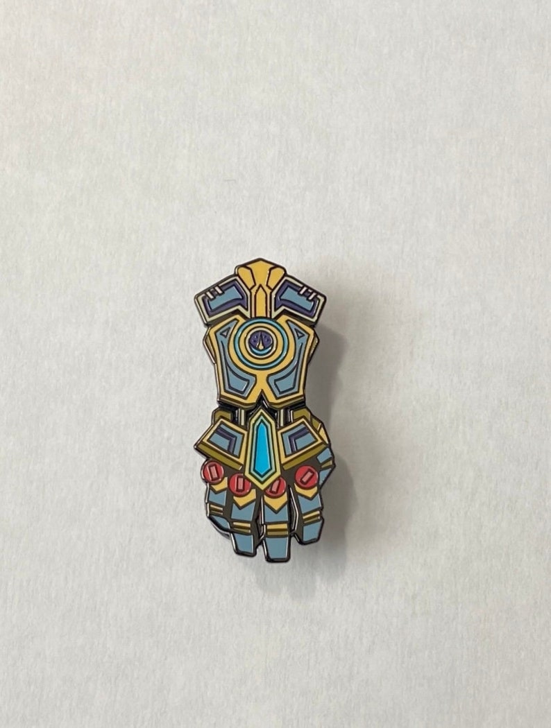 Arcane | Enamel Pin | Fanmade | Vi's Hextech Gauntlet! - Etsy