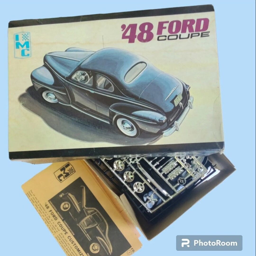 RARE Vintage 1960's IMC Model Kit 1948 Ford Coupe Custom - Etsy