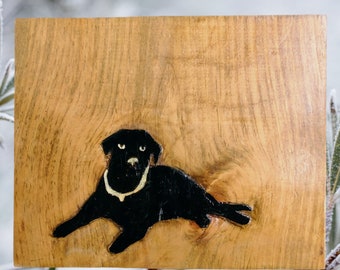 Black Labrador Carving - Etsy