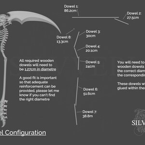 Undertaker Scythe Prop for Cosplay - Black Butler - Instant Download ...