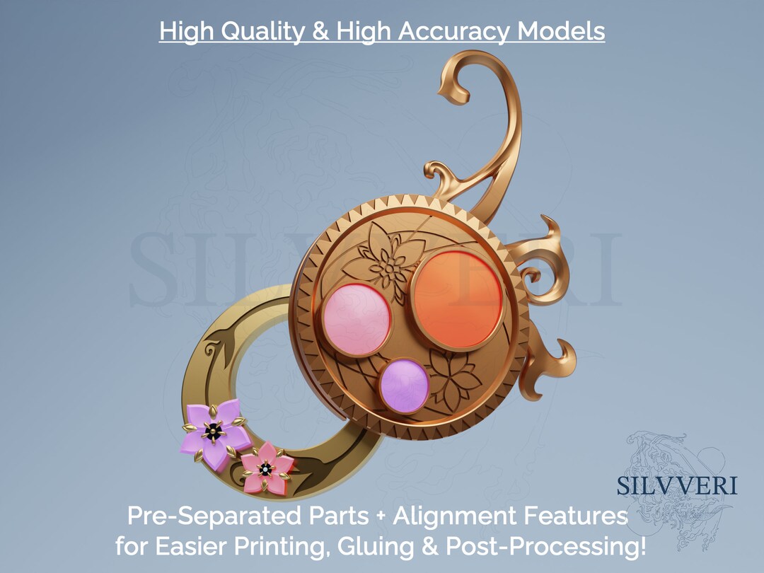 Tighnari Back Charm for Cosplay Genshin Impact Instant Download STL ...