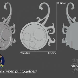 Tighnari Back Charm for Cosplay - Genshin Impact - Instant Download STL ...