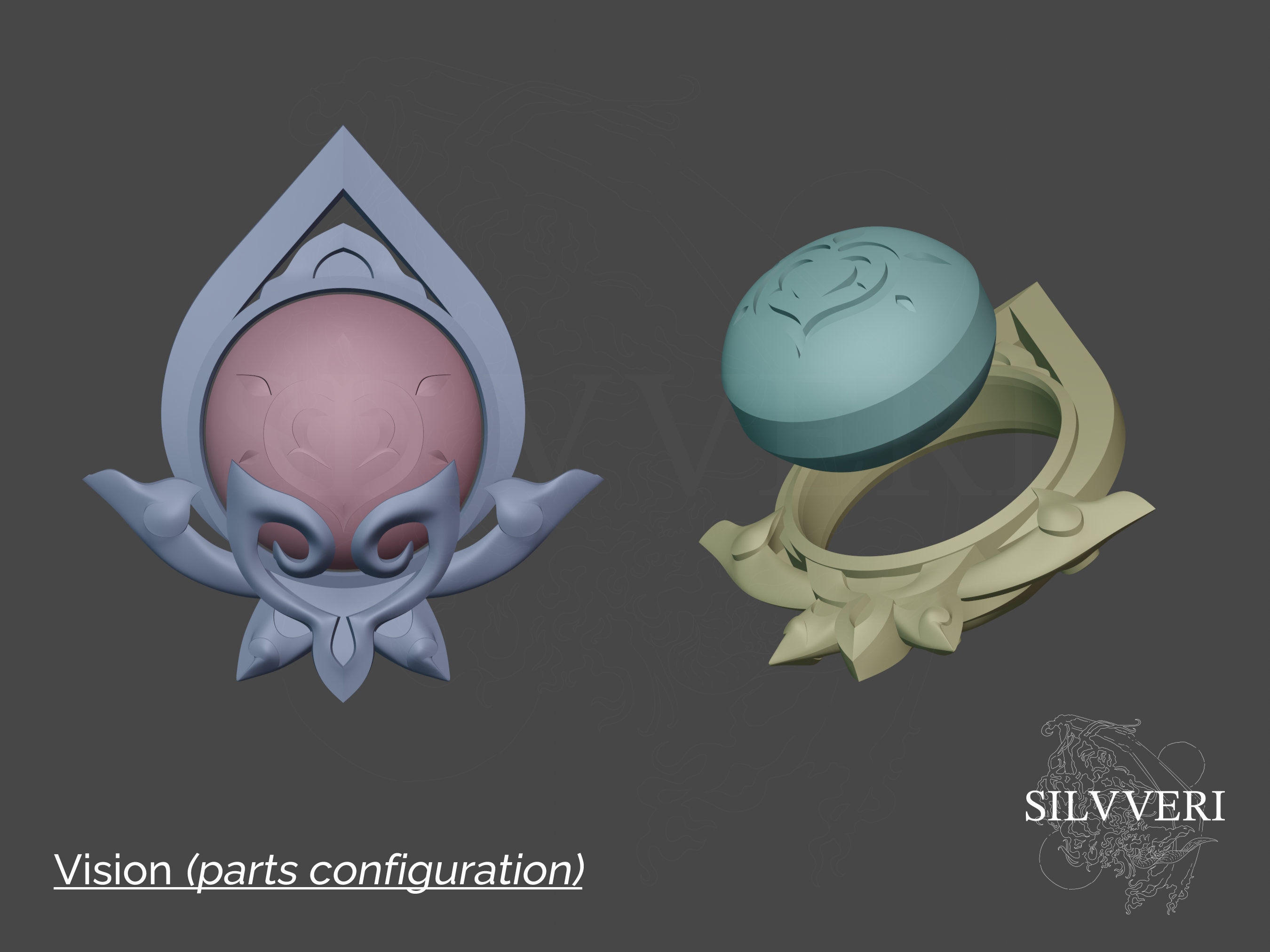 Sumeru Vision Bundle for Cosplay - Genshin Impact - Instant Download ...