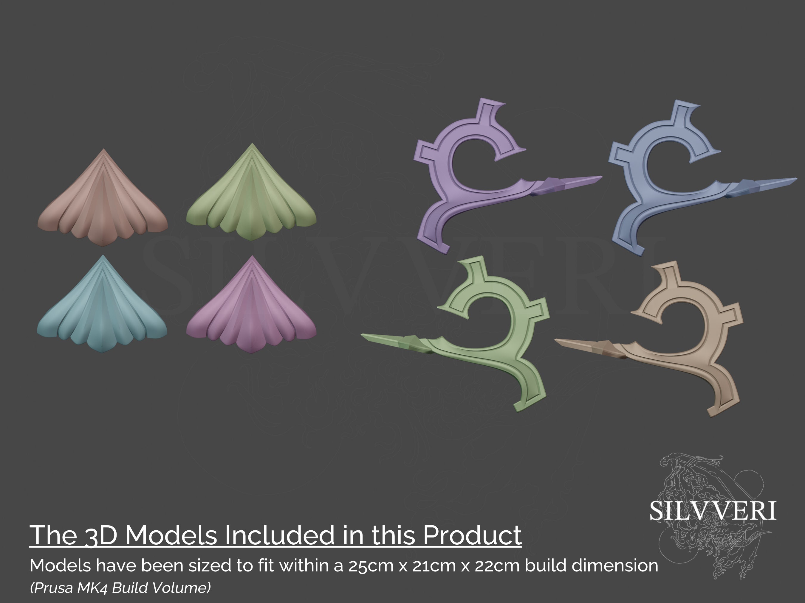 Scaramouche Hat Shells and Flourishes Only for Cosplay mini Bundle ...