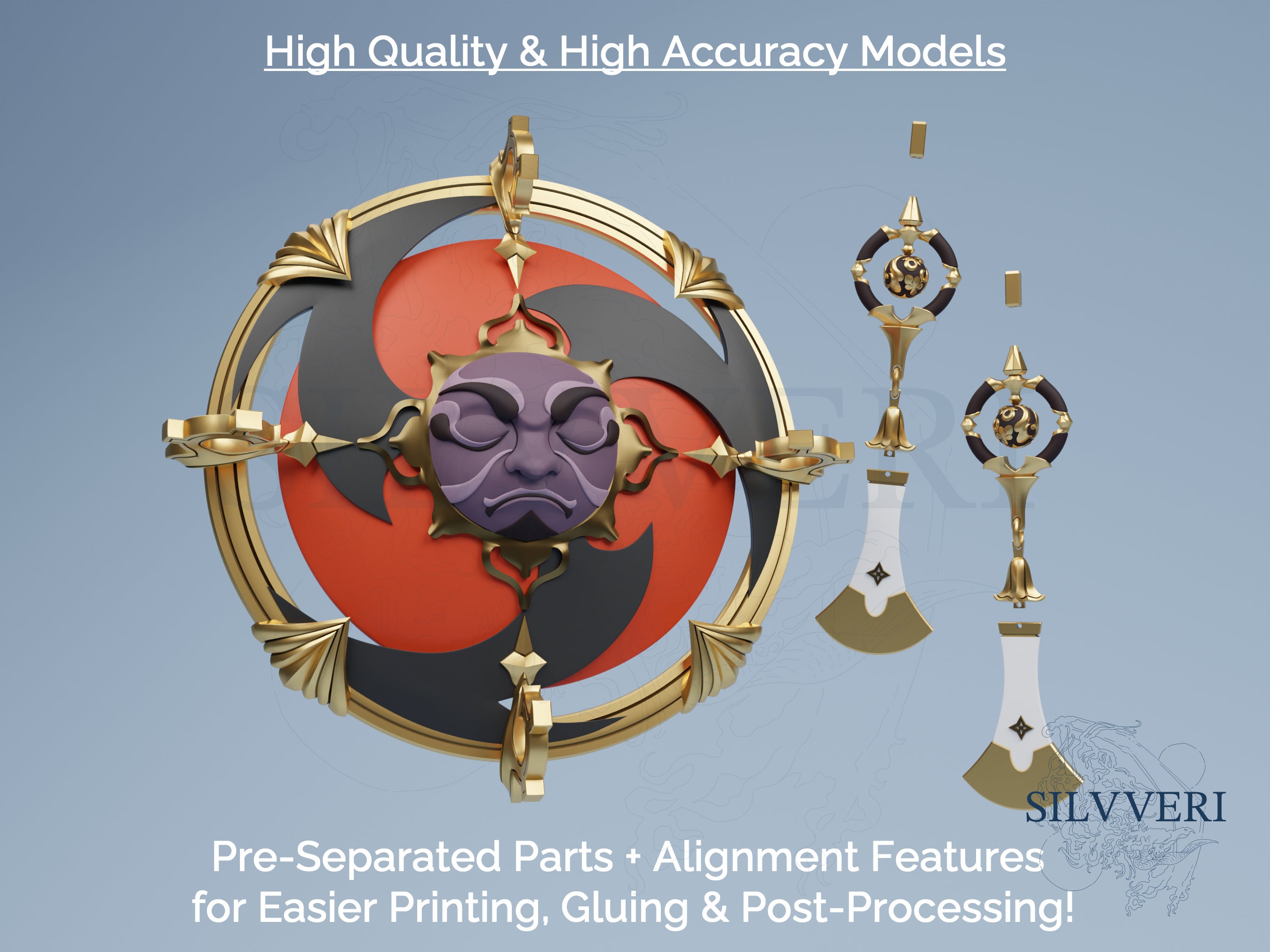 Scaramouche Hat for Cosplay Genshin Impact Instant Download STL Files ...