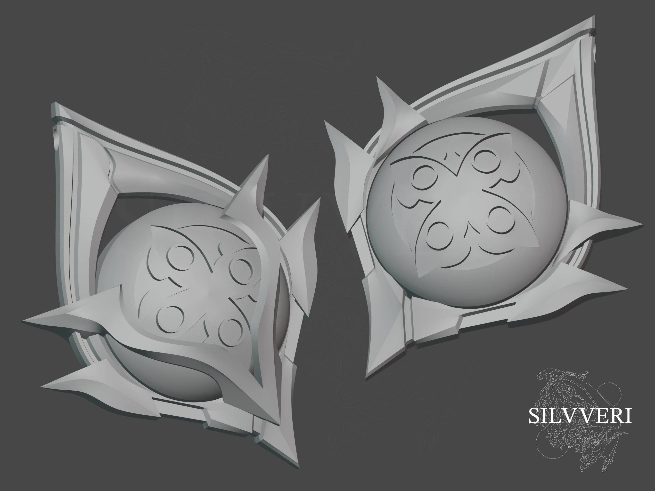 Snezhnaya Vision/delusion Bundle for Cosplay Genshin Impact Instant ...