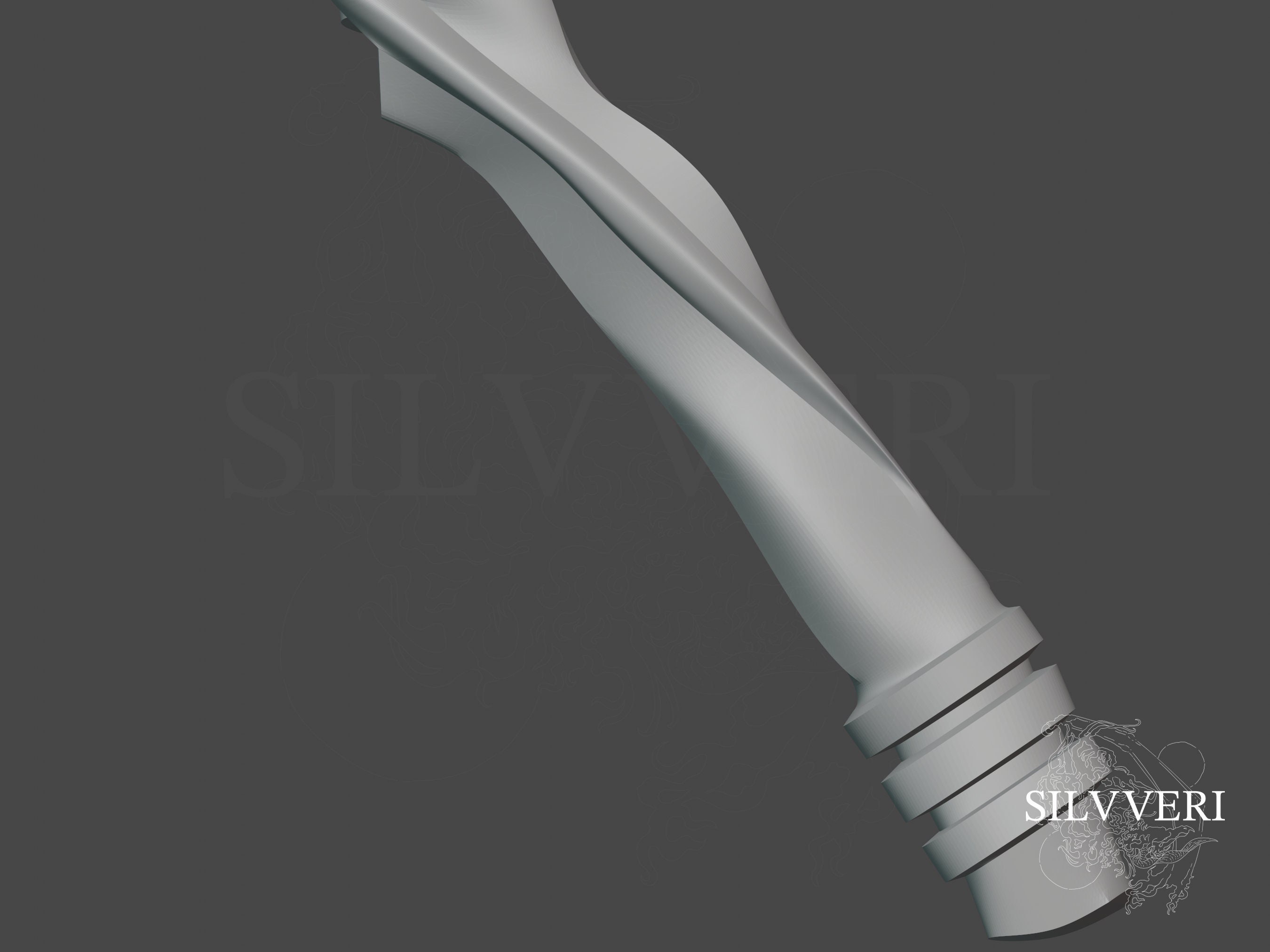 Pyro Abyss Mage Wand Prop for Cosplay Genshin Impact Instant Download ...