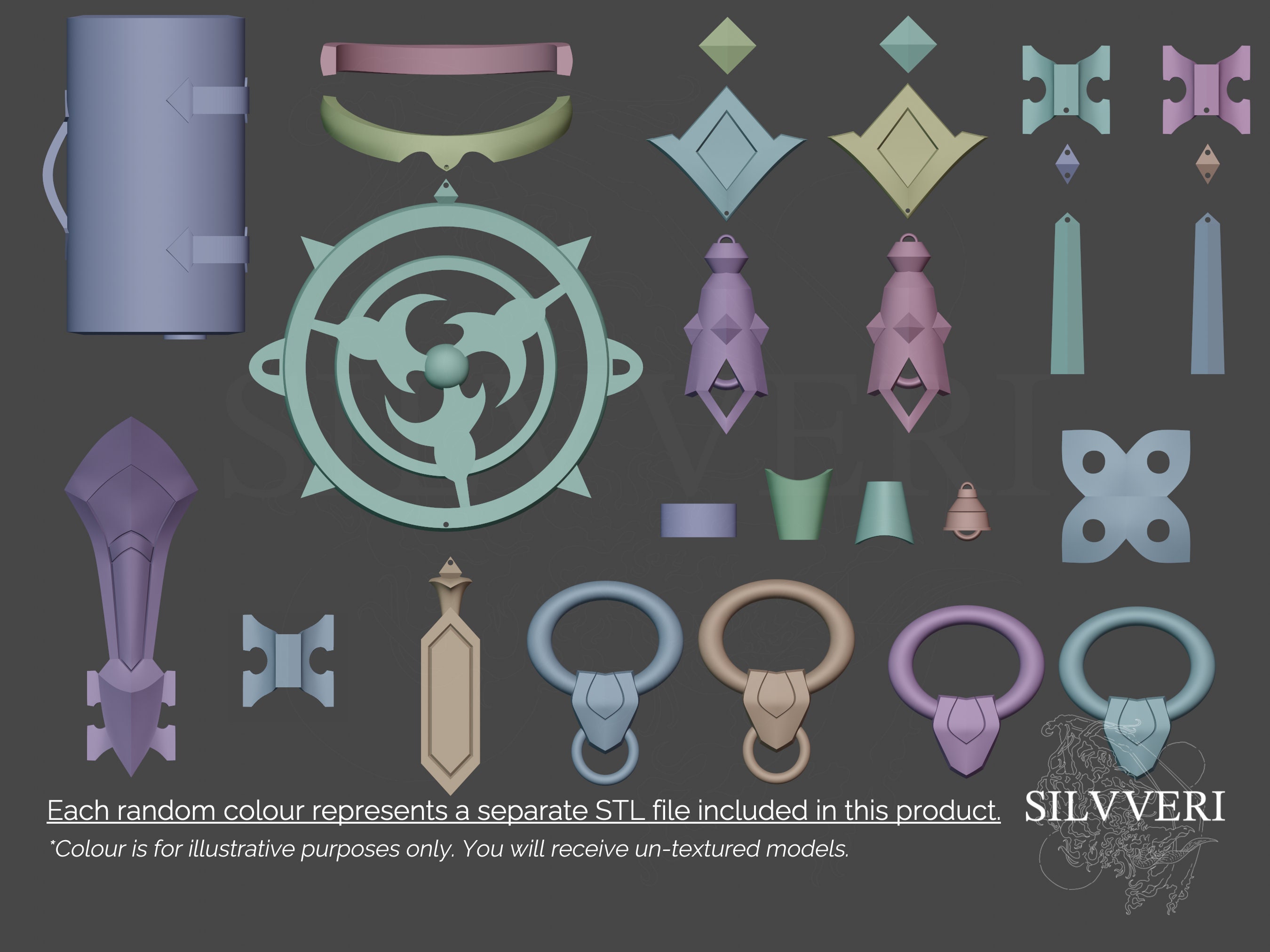 Scaramouche original Cosplay Accessories Bundle Genshin - Etsy