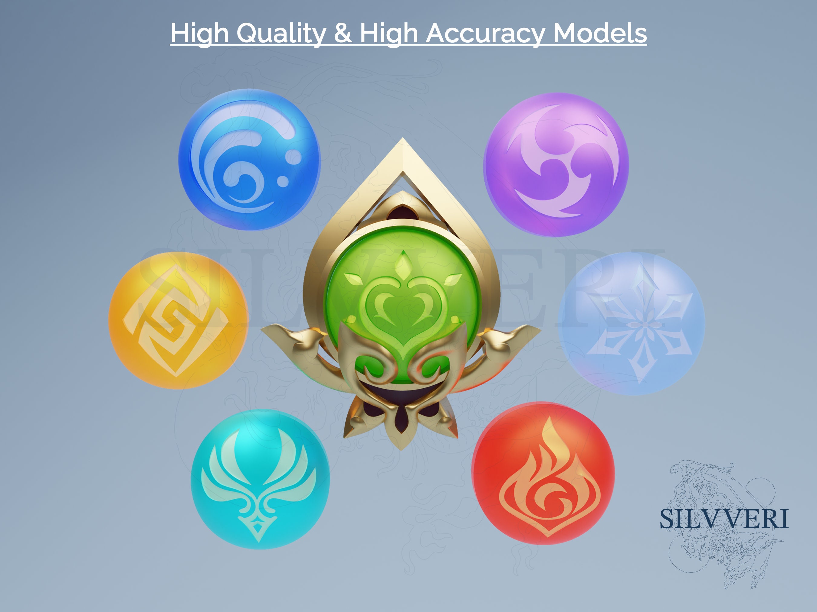 Sumeru Vision Bundle for Cosplay - Genshin Impact - Instant Download ...