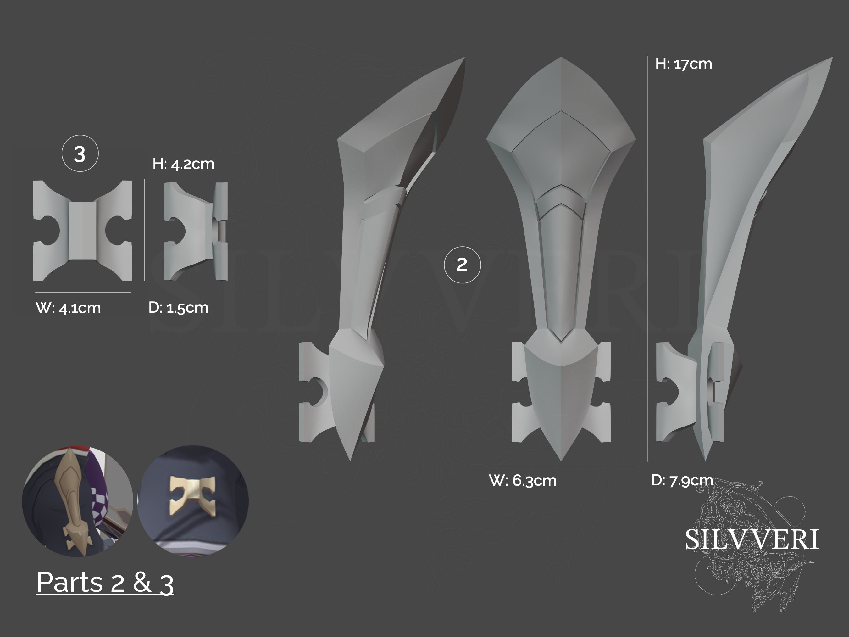 Scaramouche original Cosplay Accessories Bundle Genshin - Etsy