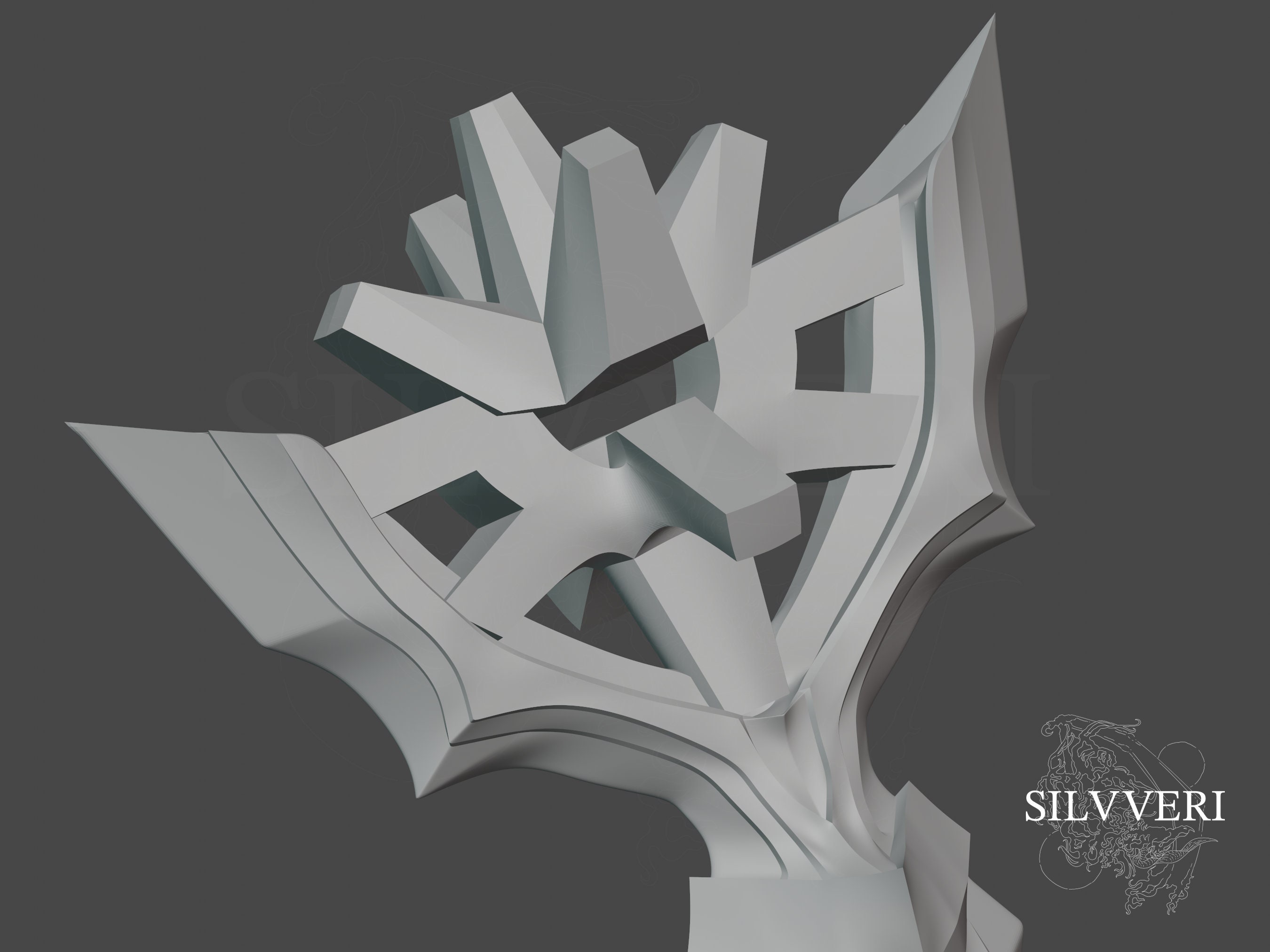 Cryo Abyss Mage Wand Prop for Cosplay - Genshin Impact - Instant ...