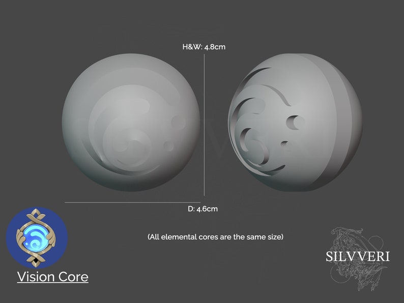 Fontaine pneuma Vision Bundle Genshin Impact Instant - Etsy