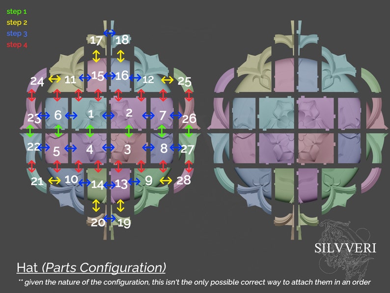 Wanderer Hat for Cosplay Genshin Impact Instant Download STL Files for ...