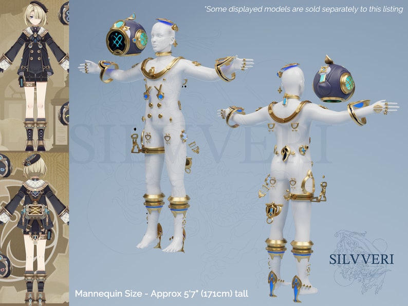 Freminet Helmet for Cosplay Genshin Impact Instant Download STL Files ...