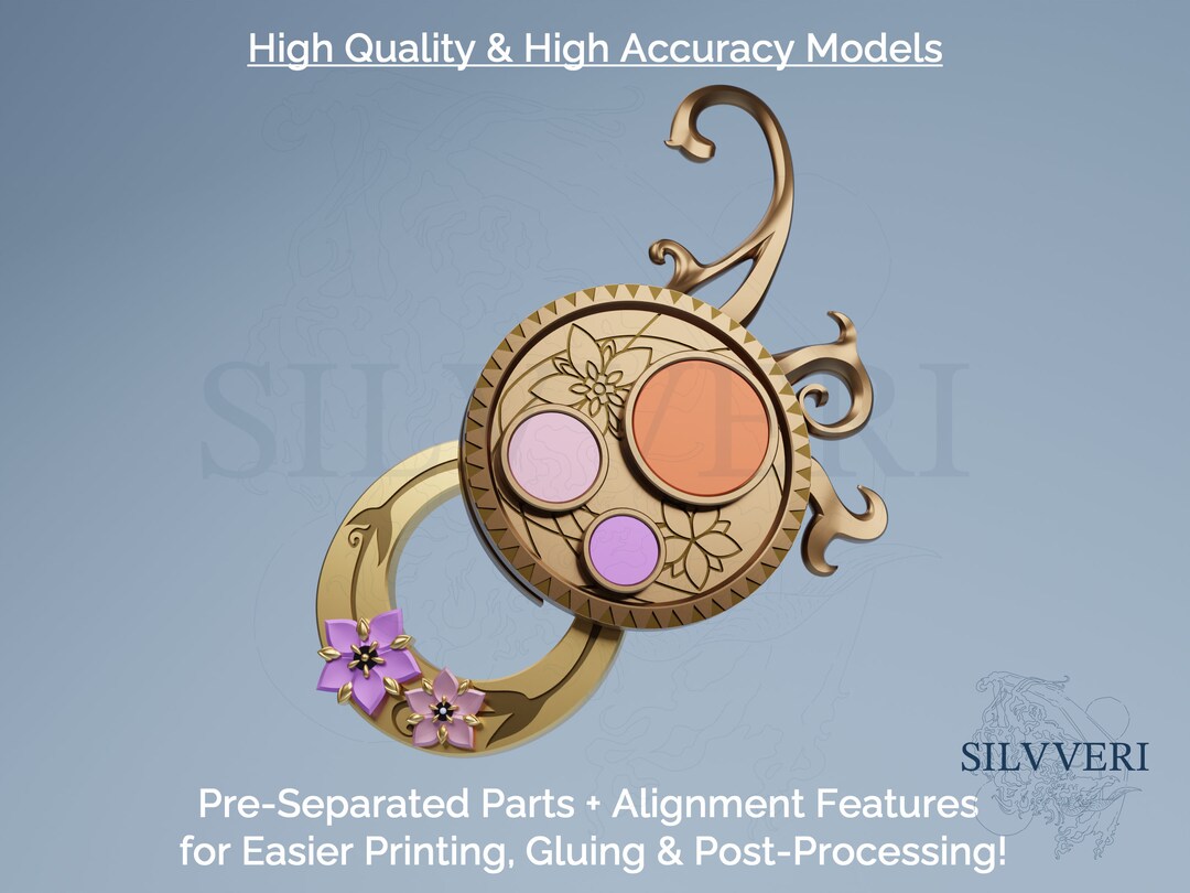 Tighnari Back Charm for Cosplay - Genshin Impact - Instant Download STL ...