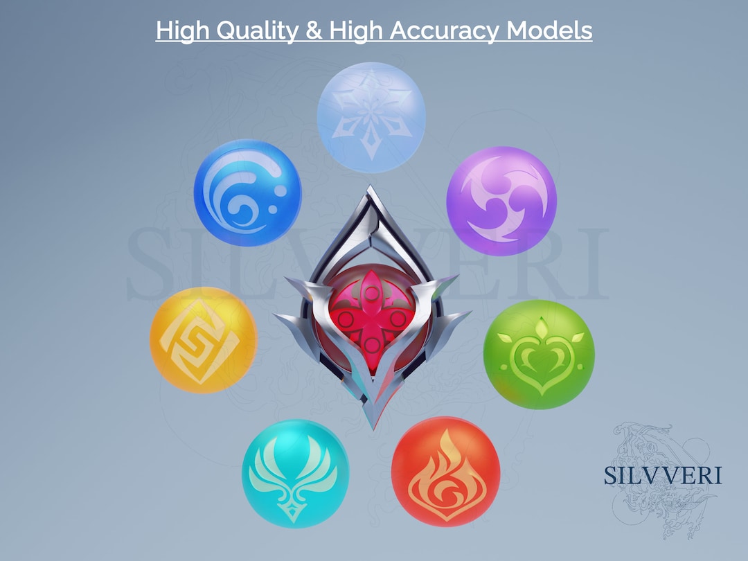 Snezhnaya Vision/delusion Bundle for Cosplay - Genshin Impact - Instant ...