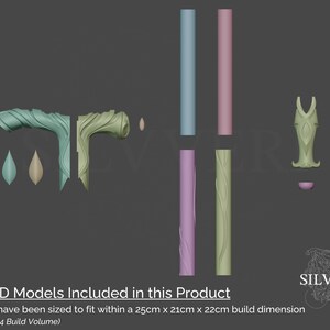 Neuvillette Cane Prop for Cosplay - Genshin Impact - Instant Download ...