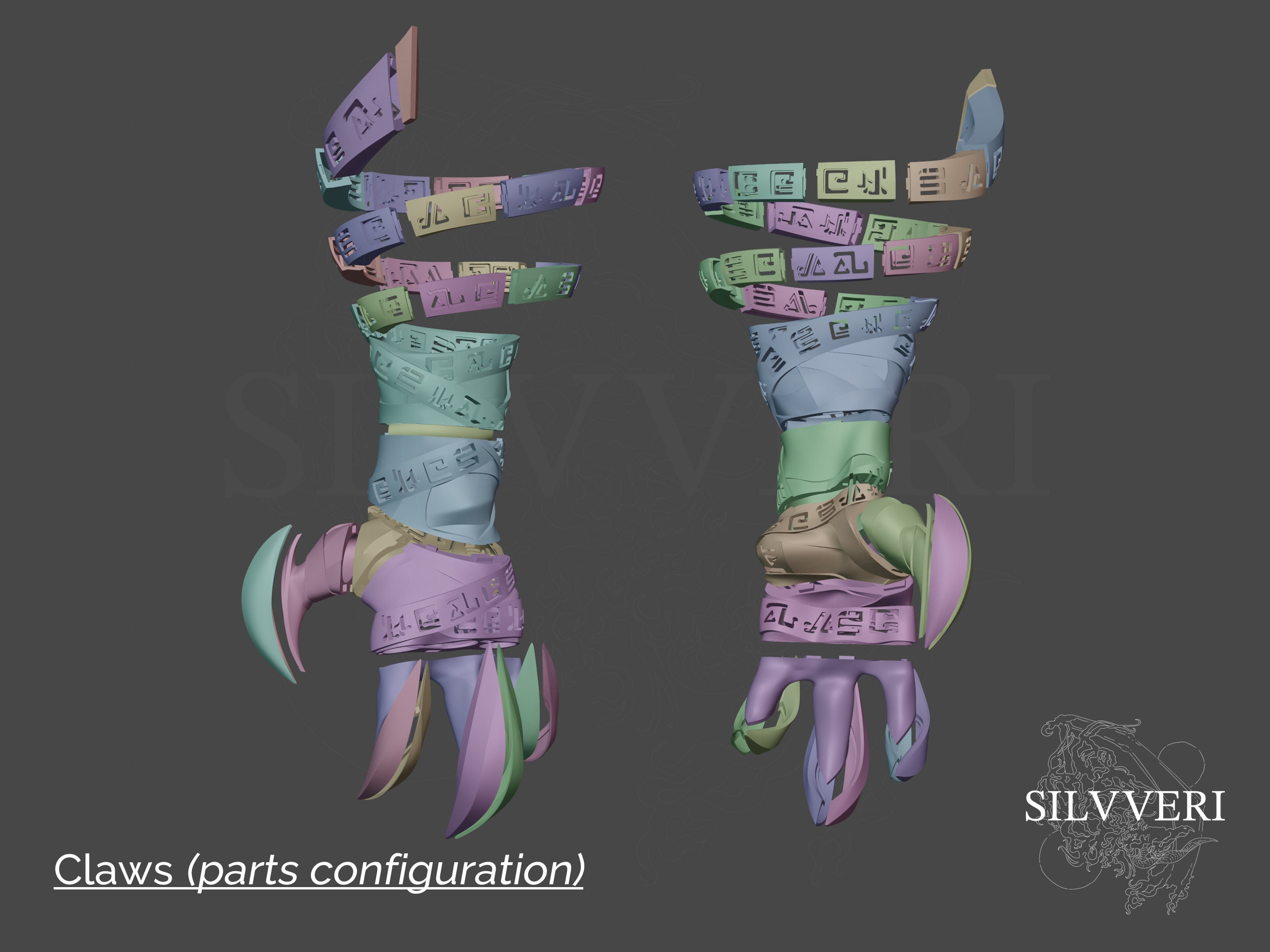 Cyno Burst Claws (led-able Build) for Cosplay - Genshin Impact ...