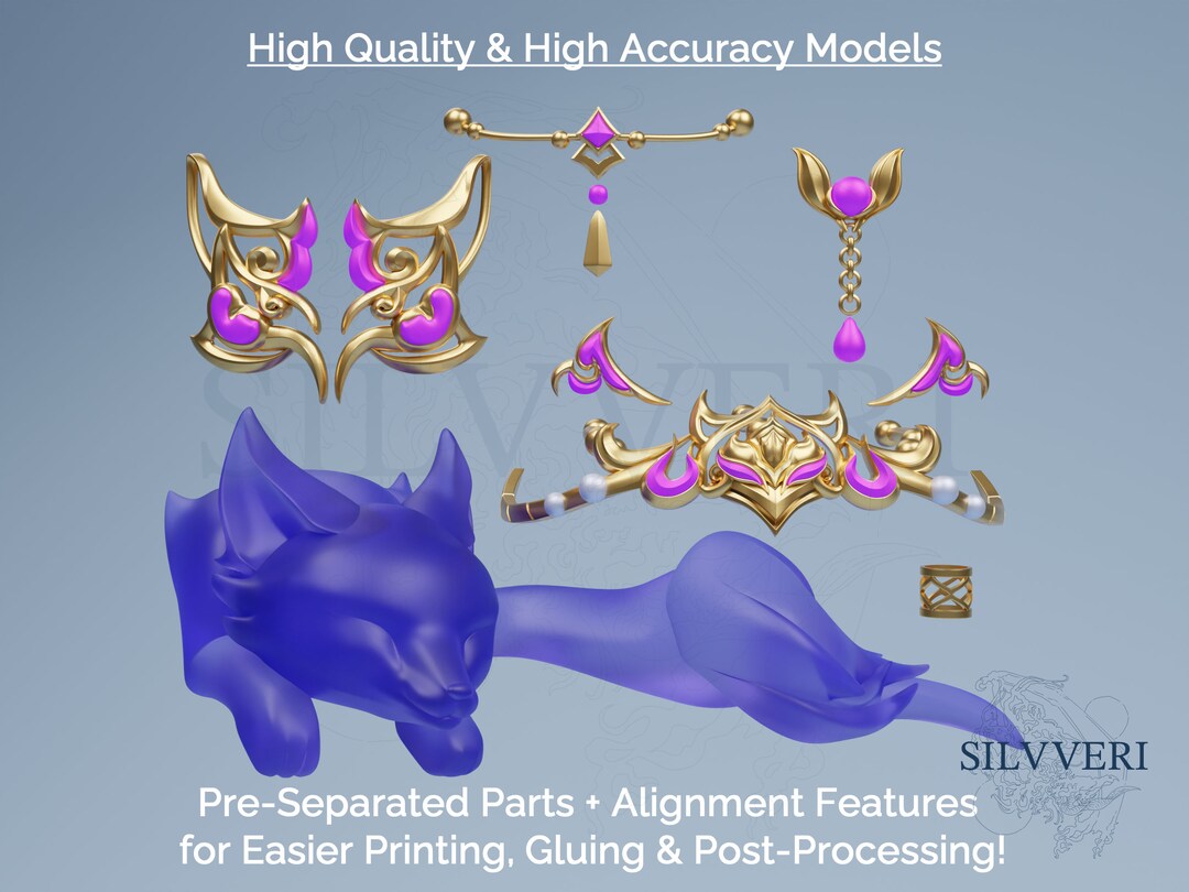 Tessa Accessories Bundle for Cosplay - Naraka: Blade Point - Instant ...