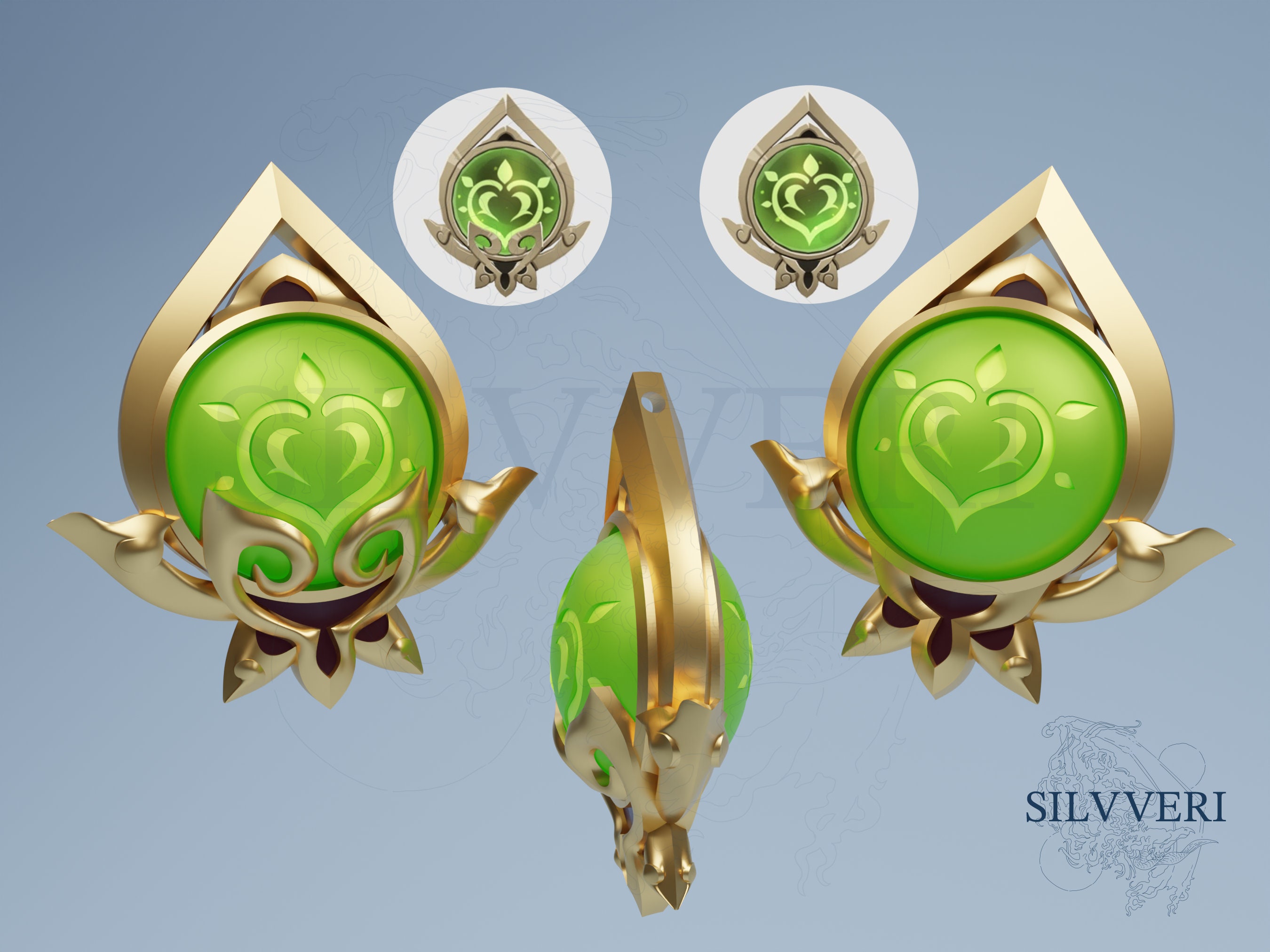 Sumeru Vision Bundle for Cosplay - Genshin Impact - Instant Download ...