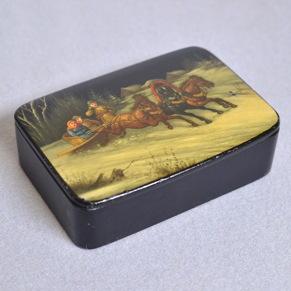 Russian Lacquer Box - Etsy