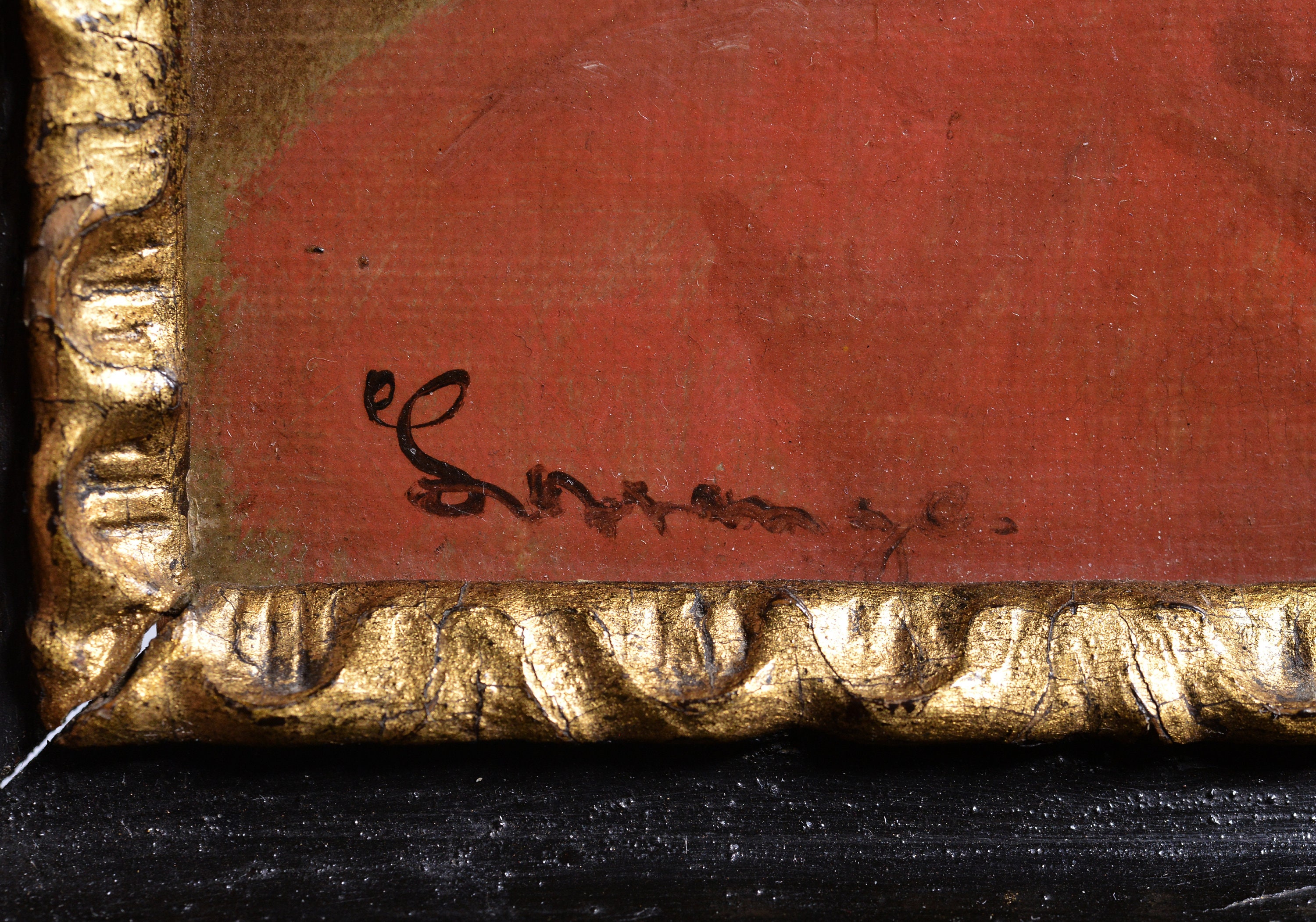 Portrait Sleeping Girl by Danish German Genre Painting Master 19th ...