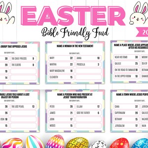 EASTER Friendly Feud | Easter Bible Friendly Feud | Game Night | Easter ...