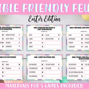 EASTER Friendly Feud | Easter Bible Friendly Feud | Game Night | Easter ...