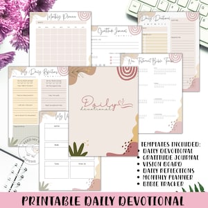 Printable Daily Devotional: Goodnotes Prayer Journal (instant Download ...