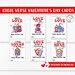 BIBLE VERSE Printable Popcorn Valentine's Day Cards, Classroom ...