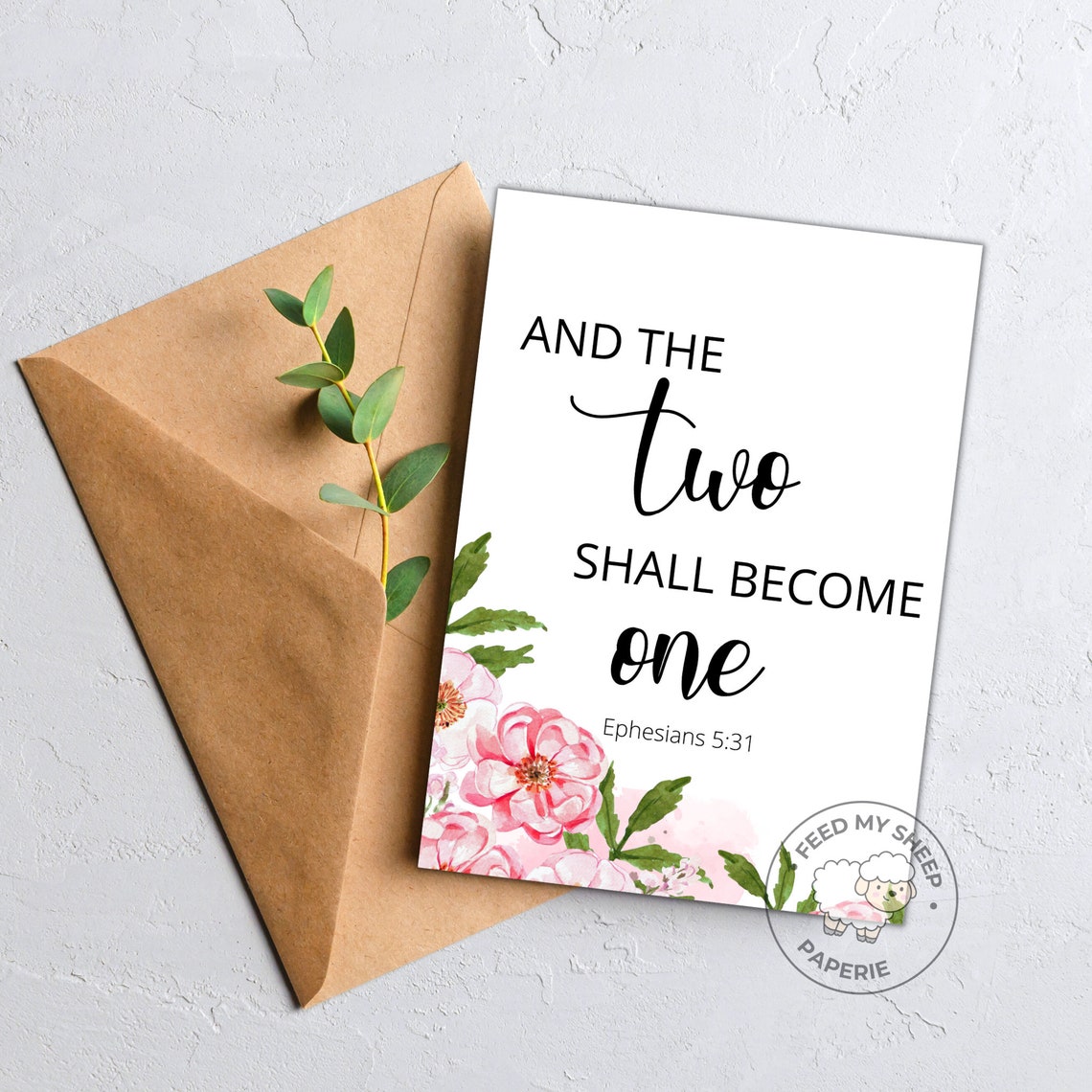 Printable Wedding Card Christian Wedding Card Wedding Card Instant ...