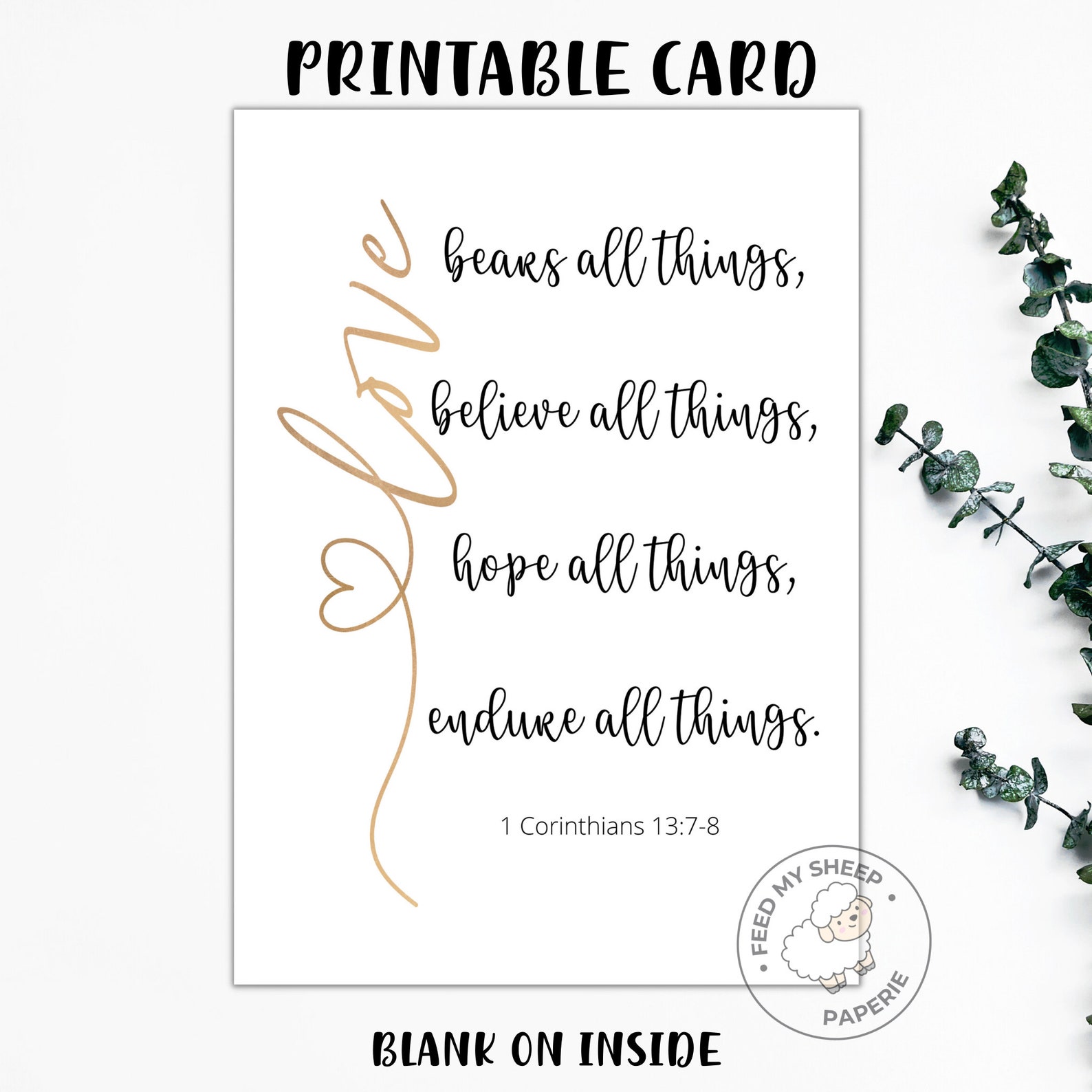 Printable LOVE Christian Card LOVE Christian Wedding Card Love printable-love-christian-card-love-christian-wedding-card-love