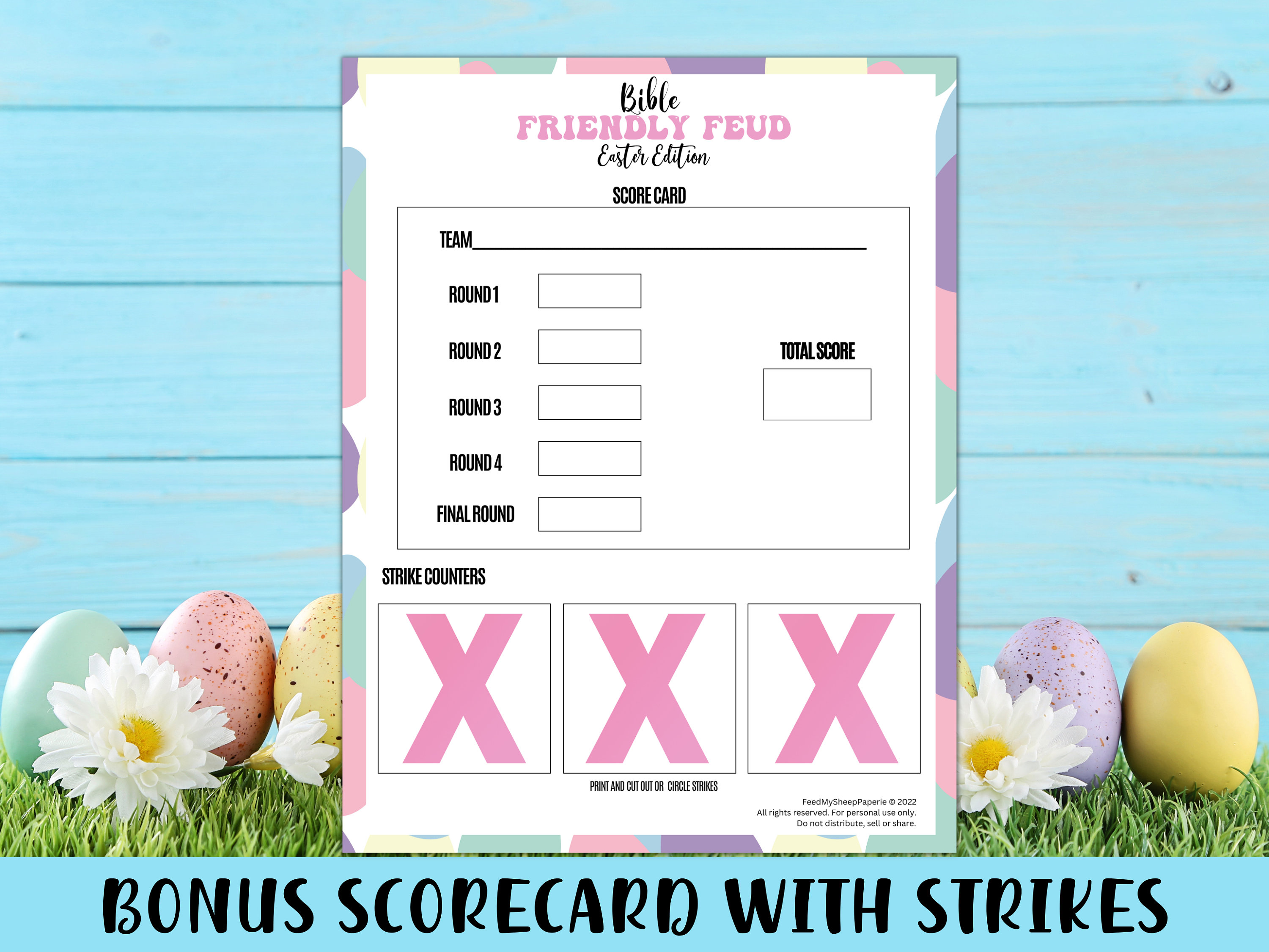 EASTER Friendly Feud | Easter Bible Friendly Feud | Game Night | Easter ...