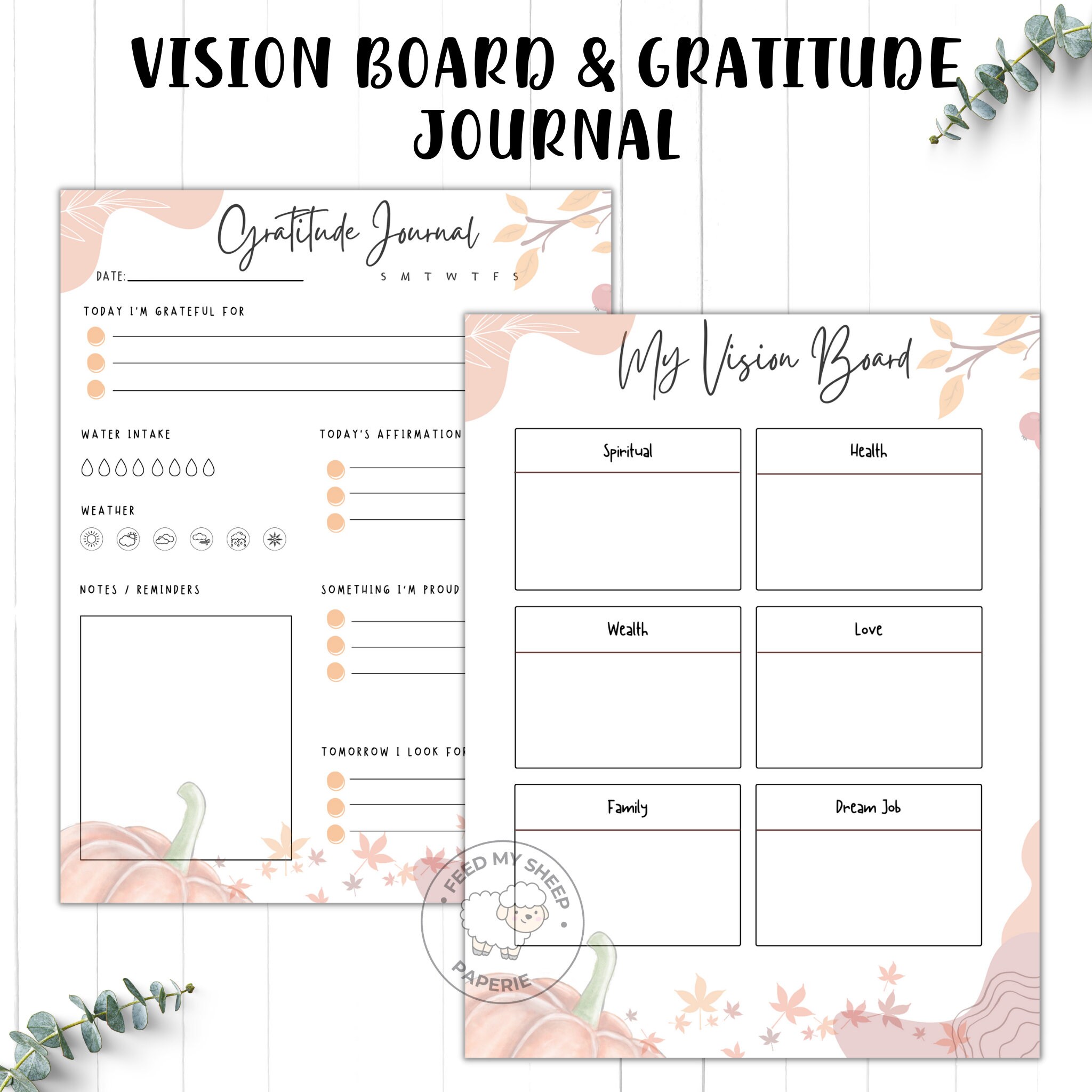 FALL DAILY DEVOTIONAL | Printable Daily Devotional | 8.5" X 11" Daily ...