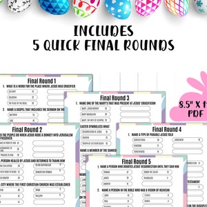 EASTER Friendly Feud | Easter Bible Friendly Feud | Game Night | Easter ...