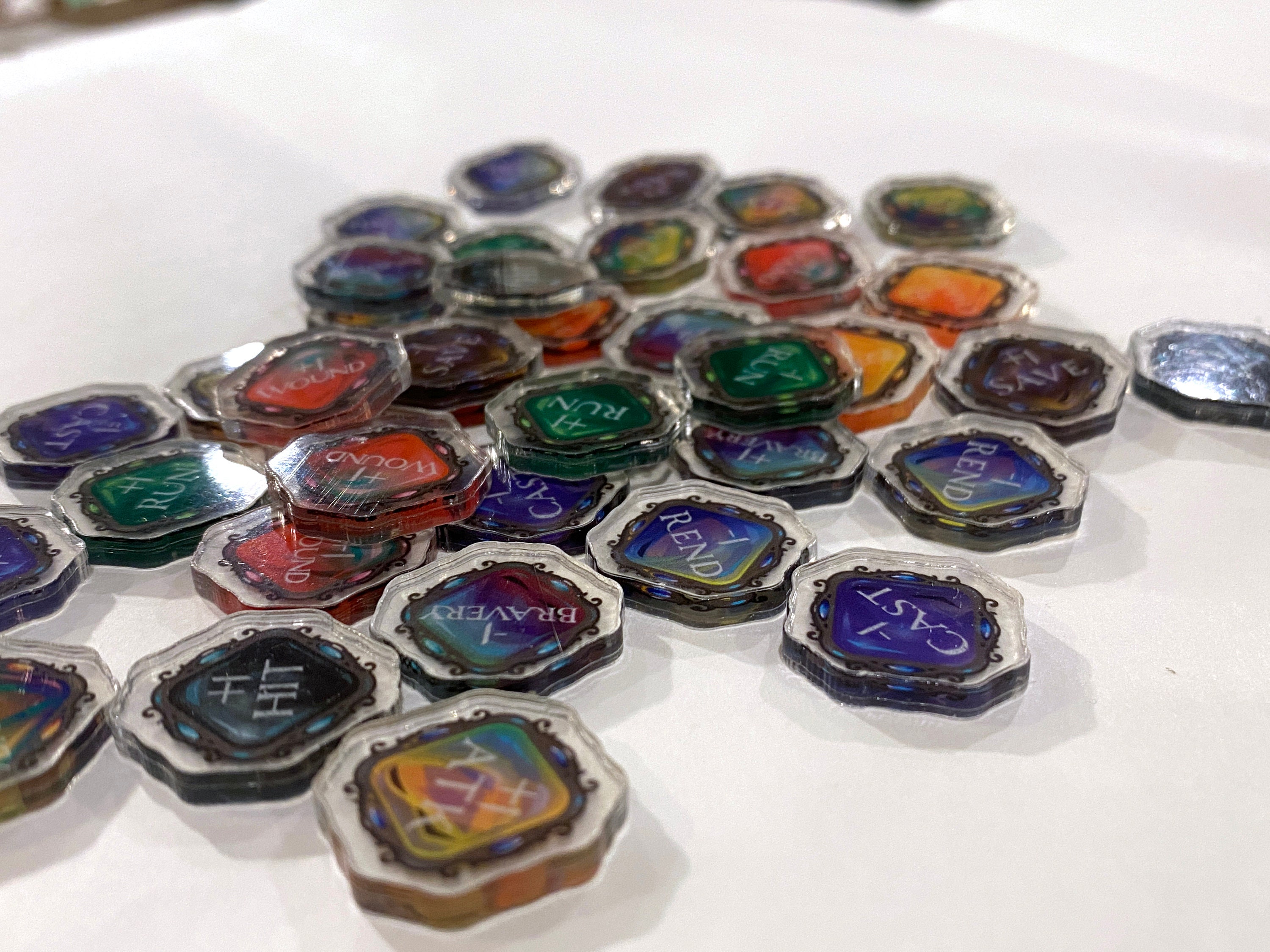Table Top War Gaming Status Tokens - Etsy