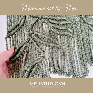 Macrame Valance, Macrame Curtain, Macrame Valance Pattern, Macrame Window Curtain, Macrame Wall ...