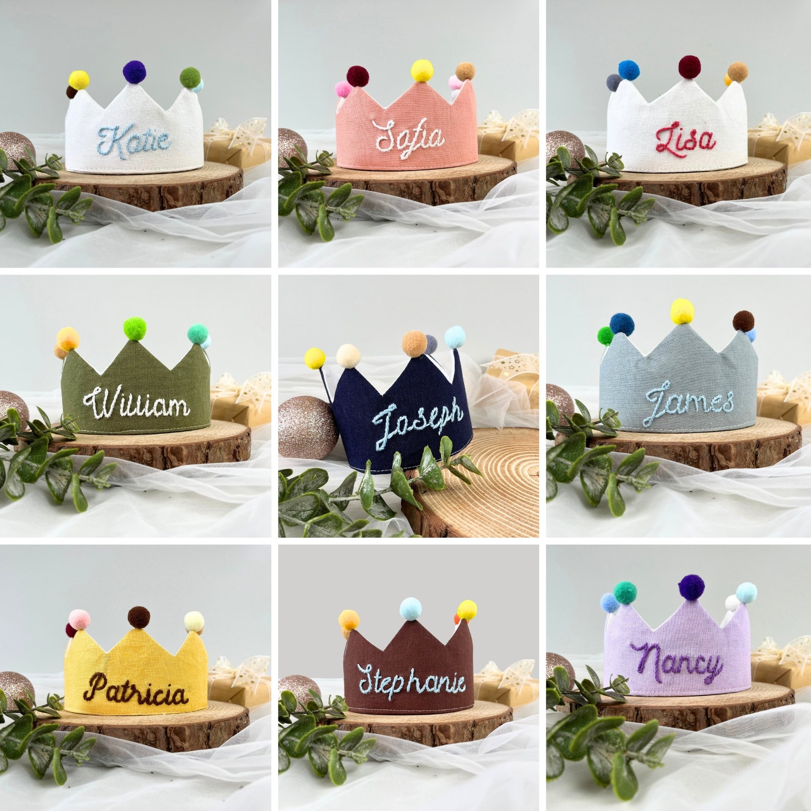 Birthday Crown Boy, Birthday Crown Toddler, Cake Smash Hat, Hand ...