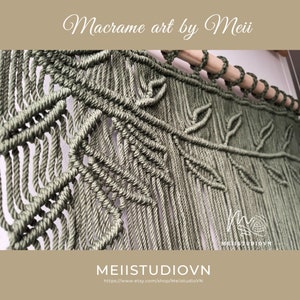Macrame Valance, Macrame Curtain, Macrame Valance Pattern, Macrame ...
