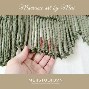 Macrame Valance, Macrame Curtain, Macrame Valance Pattern, Macrame ...