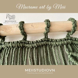 Macrame Valance, Macrame Curtain, Macrame Valance Pattern, Macrame ...