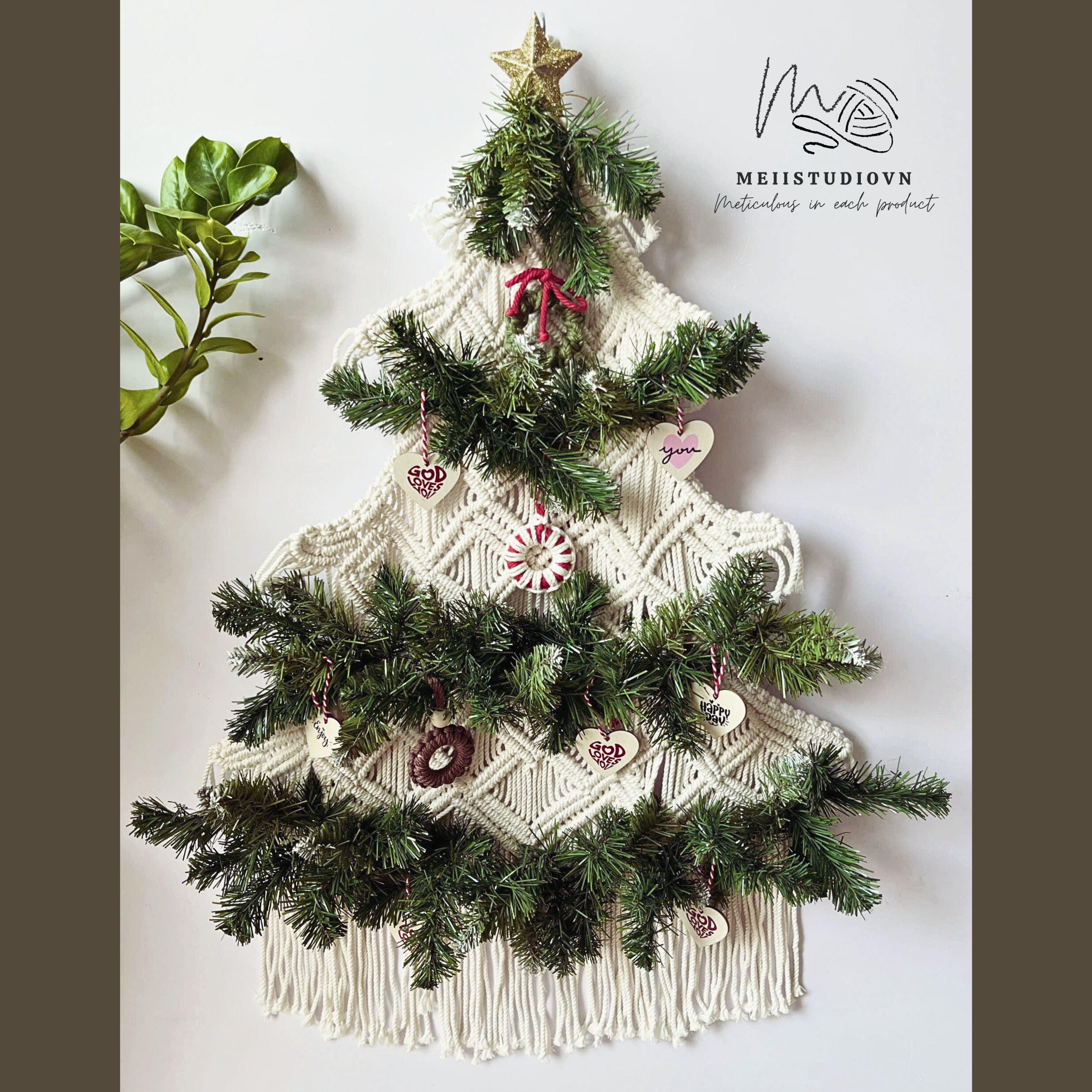 Macrame Christmas Tree | Boho Xmas Decor | Christmas Decoration ...