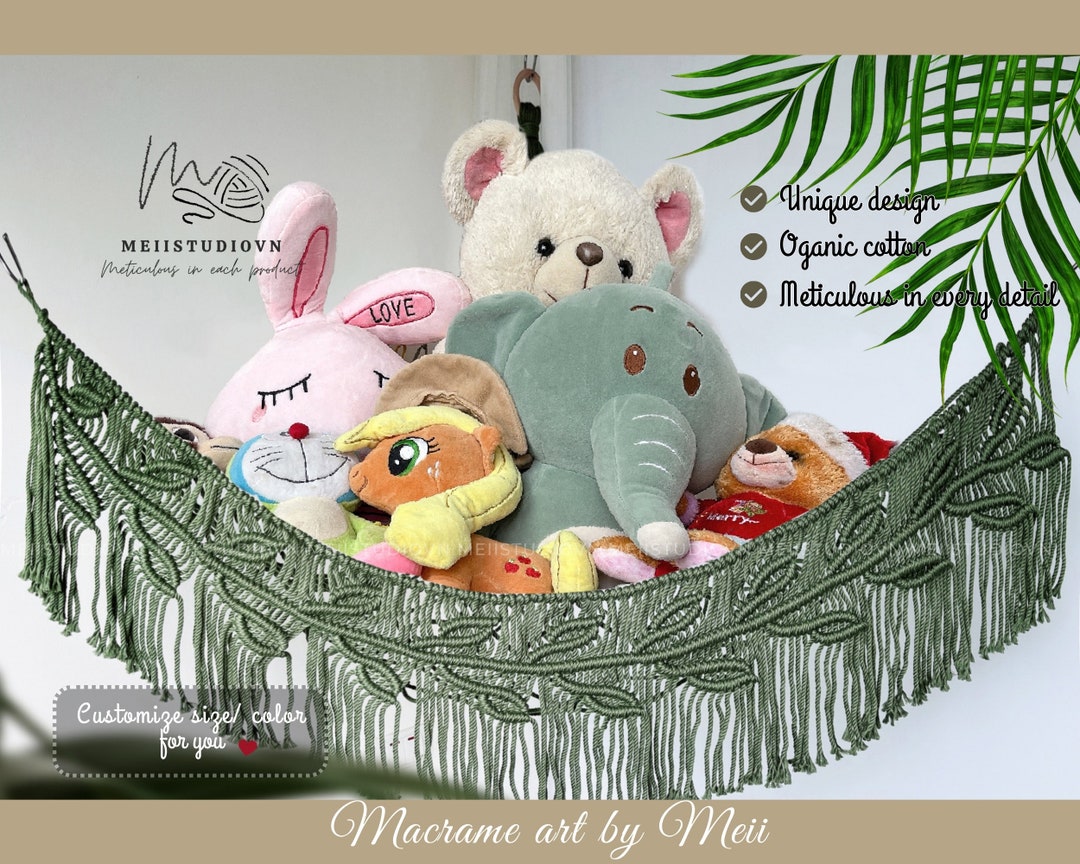 Jungle Nursery Decor, Kids Room Storage, Toy Holder, Stuff Animal ...