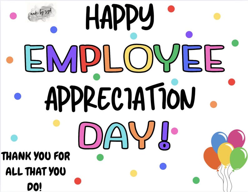Happy Employee Appreciation Day! Card - Etsy