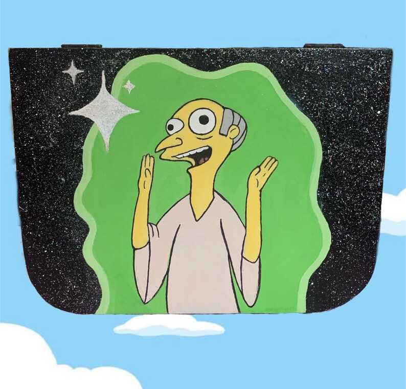 Mr. Burns Hand-painted Stash Box: the Simpsons Collectible Keepsake ...