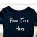Your Custom Message T-shirt - Etsy