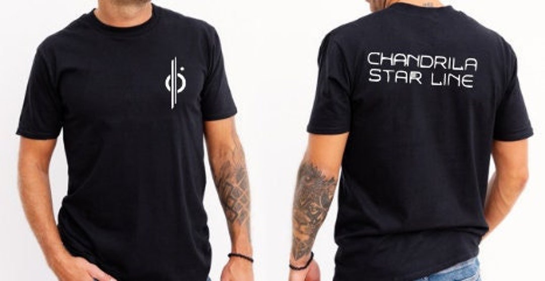 Chandrila Star Line Front/back T-shirt - Etsy