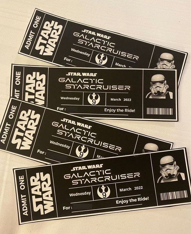Star Wars Galactic Starcruiser Secret, Surprise, Souvenir Ticket - Etsy