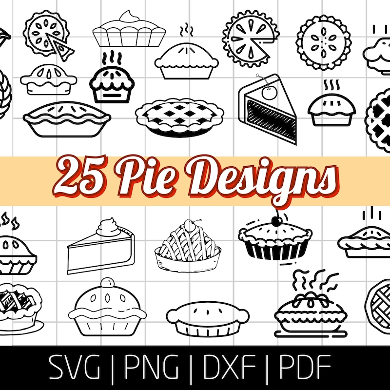 Pie Svg - Etsy